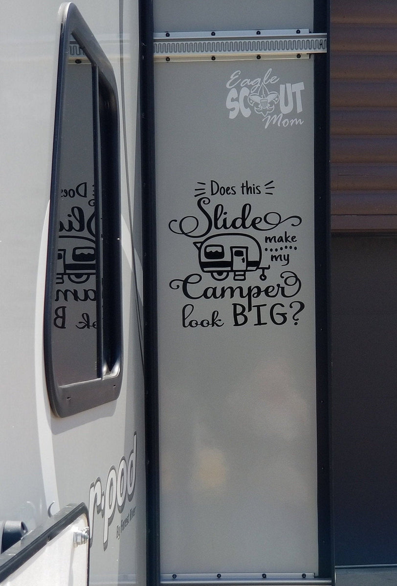 Rpod Slide Out Decal | Does This Slide Make My Camper Look Big | RV De ...